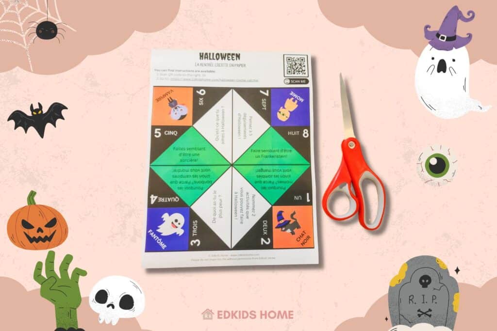 The Ultimate Free Halloween Cootie Catcher: Chinese, French, and ...