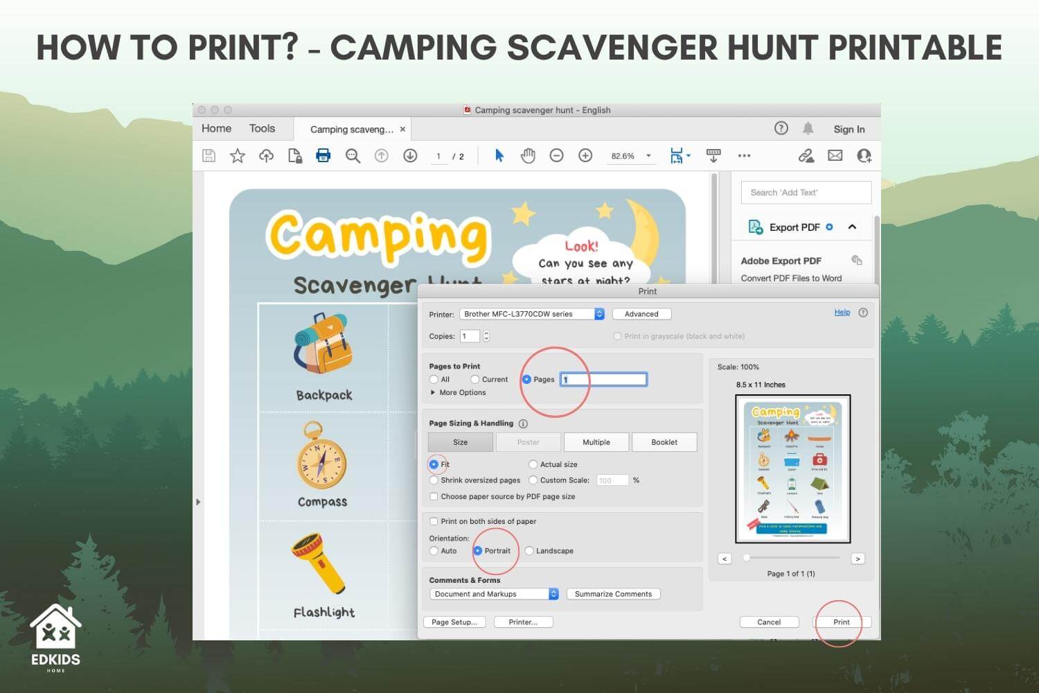 Fun (+ Free) Camping Scavenger Hunt Activity for Kids - Chinese ...